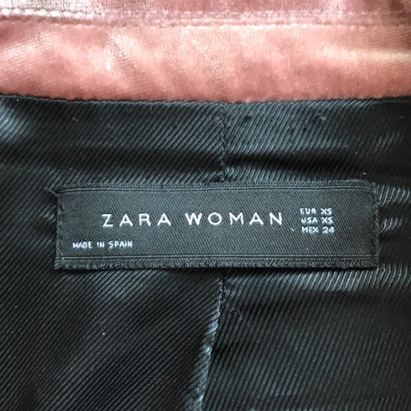 Zara | Jackets & Coats | Zara Velvet Jacket | Poshmark